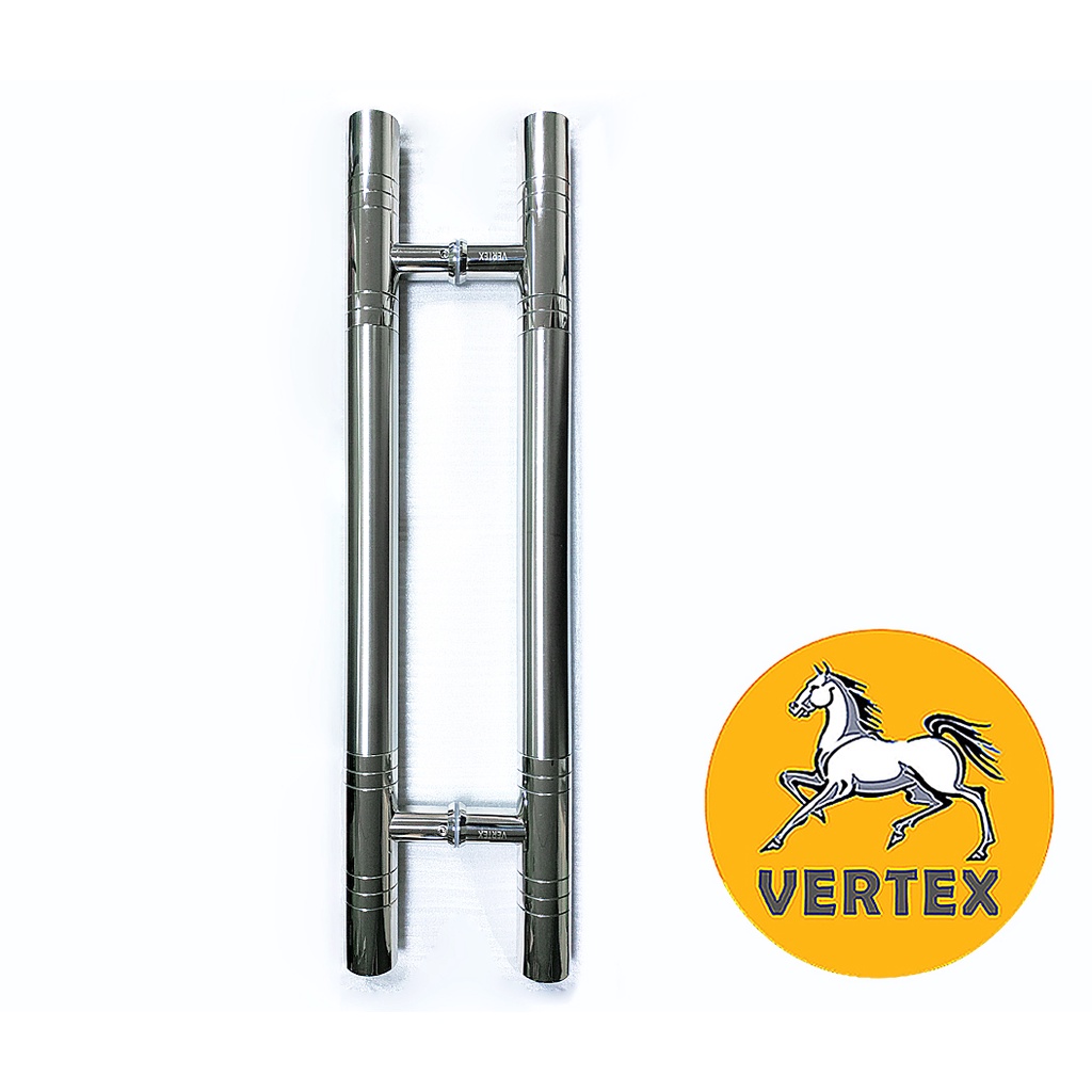 H Type Handle 24 x 1 1/2 inches with SIDE Groove Lines (Stainless Steel ...