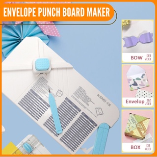 Envelope Punch Board Maker Creasing Paper Embosser Shaper Scoring Board ...