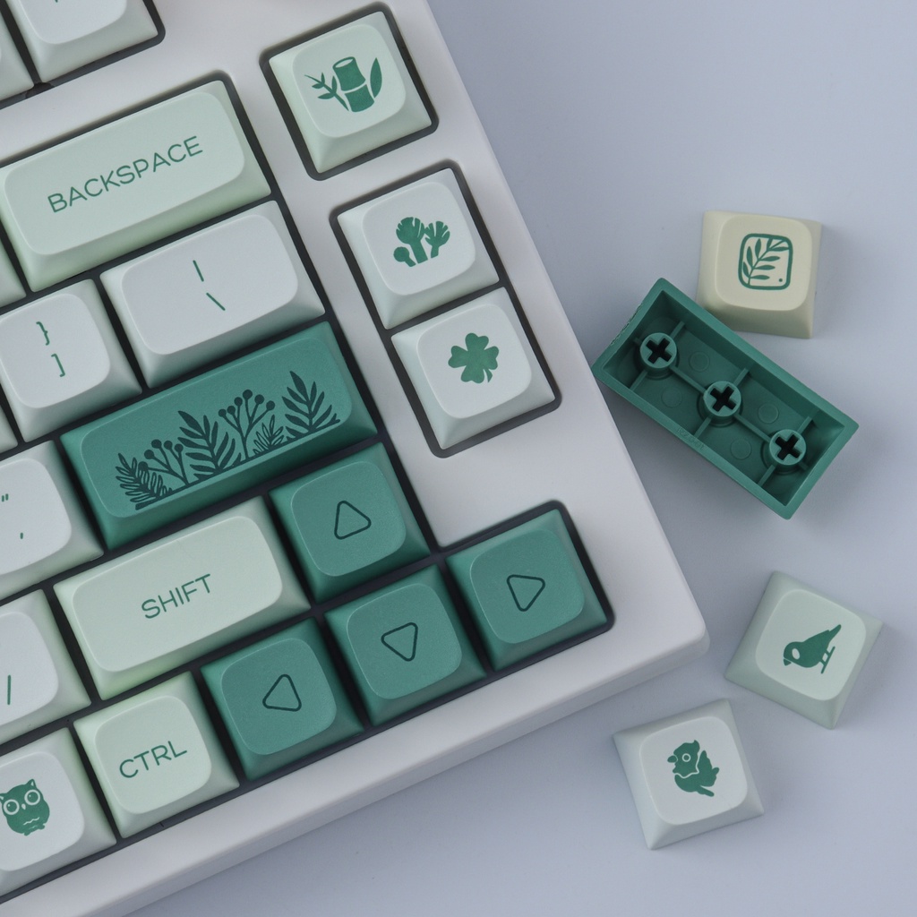 GMK Botanical Keycap, 144 Keys PBT Keycaps XDA Profile DYE-SUB ...