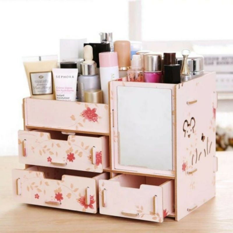 Diy Makeup Organizer Box | Saubhaya Makeup