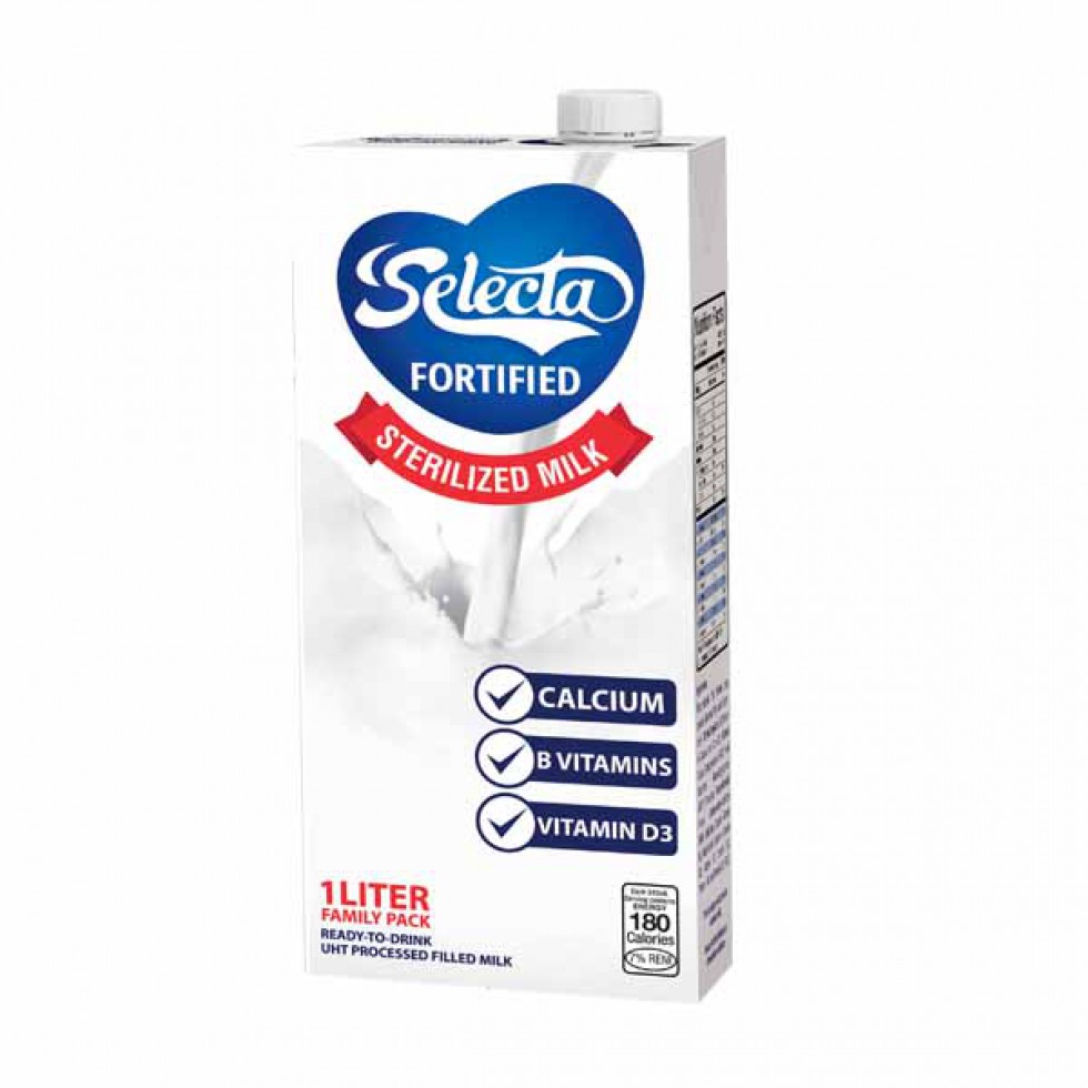 Selecta Full Cream Milk Sterilized Uht Processed 1 Liter | Shopee ...