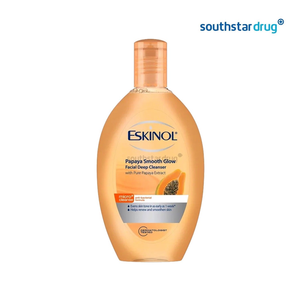 Eskinol Papaya Smooth Glow Facial Cleanser 75 ml | Shopee Philippines