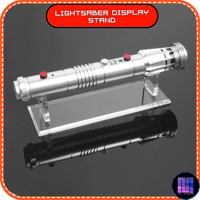 Lightsaber Stand Clear Acrylic Light Saber Display Holder Transparent ...