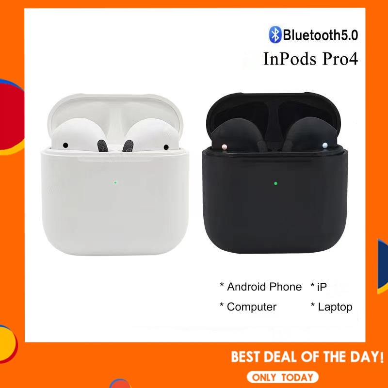 New 2022 Pro4 TWS Headphones Wireless Earphones Bluetooth 5.0 Headphone ...