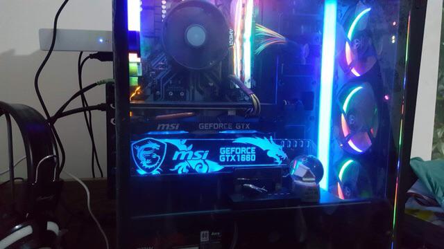 RGB Remote Luminous Gpu Support Graphics Card Holder MSI ROG | Shopee ...