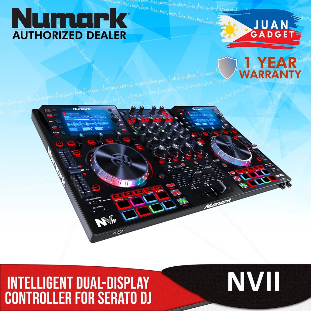 Numark NVII - Intelligent Dual-Display Controller for Serato DJ | JG Superstore | Shopee Philippines
