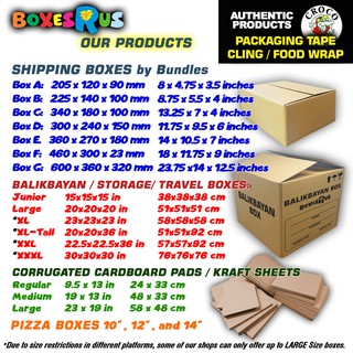 Extra Large Balikbayan Box 23x23x23 inches Single Wall by Boxes R Us ...