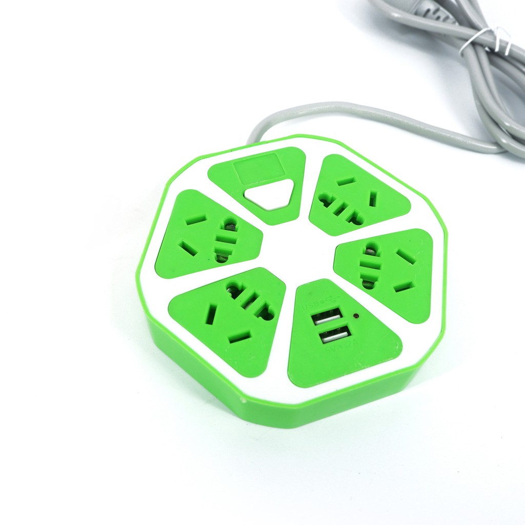 Hexagon Shaped Multi-socket Outlet Extension Cord | Shopee Philippines