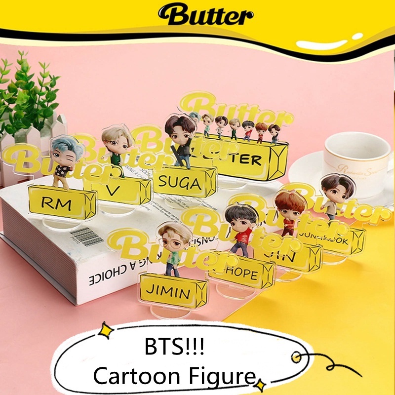 Kpop Bts Stand Figure Album Butter Action Model Jin\Suga\J-Hope\Rm ...