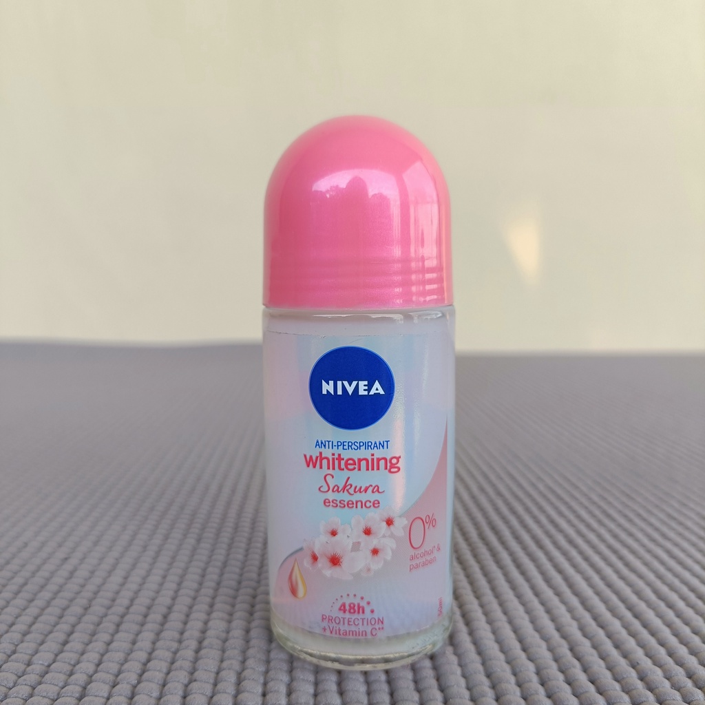 NIVEA Whitening Sakura Essence RollOn Deodorant for Women 50 mL ...