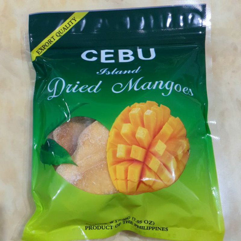 Cebu Island Dried Mangoes 200G | Shopee Philippines