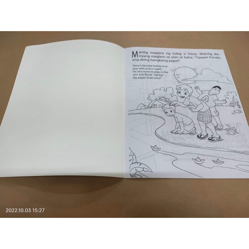 (PART 2) Coloring Book Story Book Glossy White paper (16 kinds ...