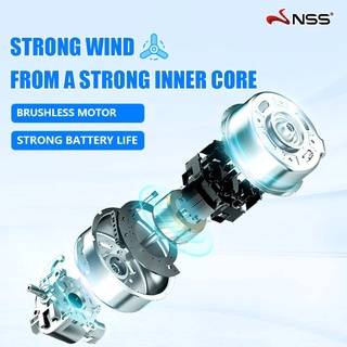 NSS 12" Solar Fan Solar Electric Fan with LED light 12 inches solar fan ...