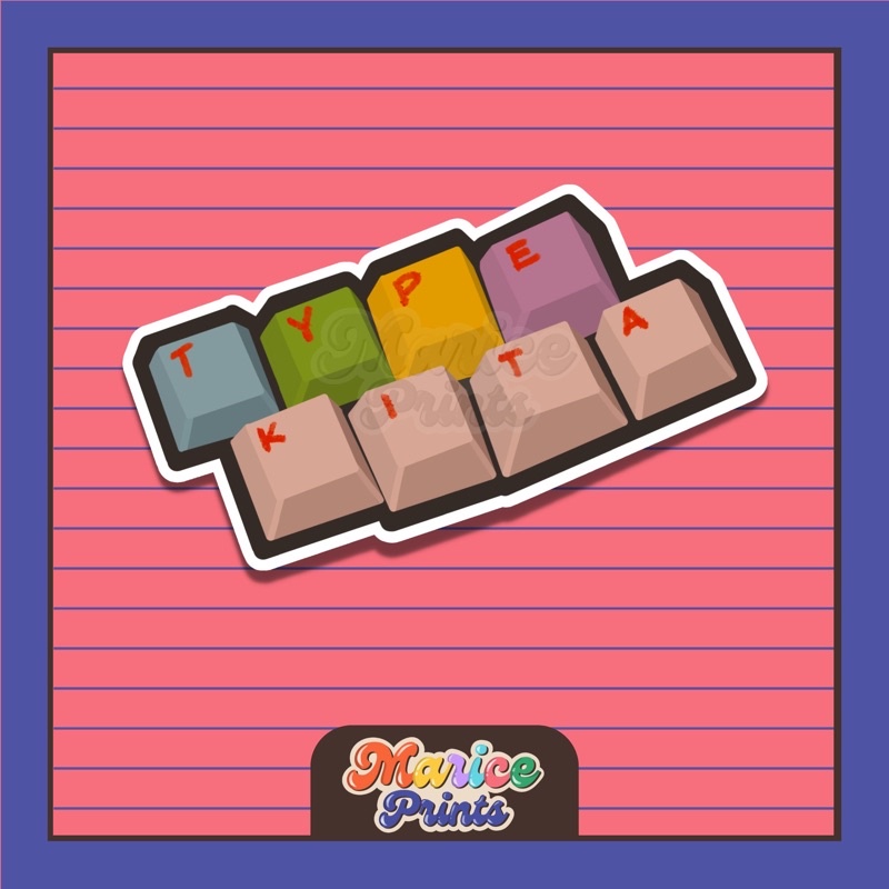 Type Kita Vinyl Waterproof Sticker | Filipino Pinoy Stickers by Marice ...