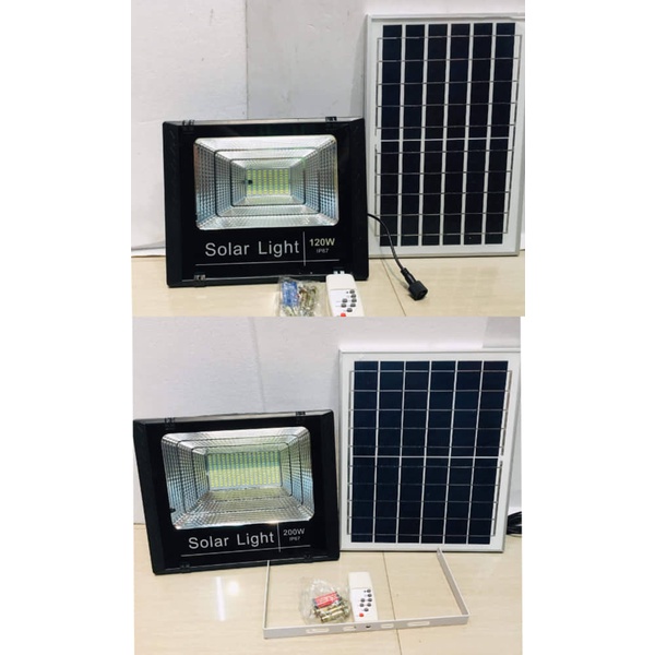 SOLAR FLOODLIGHT WITH PANEL ( 120W & 200W ) | Shopee Philippines