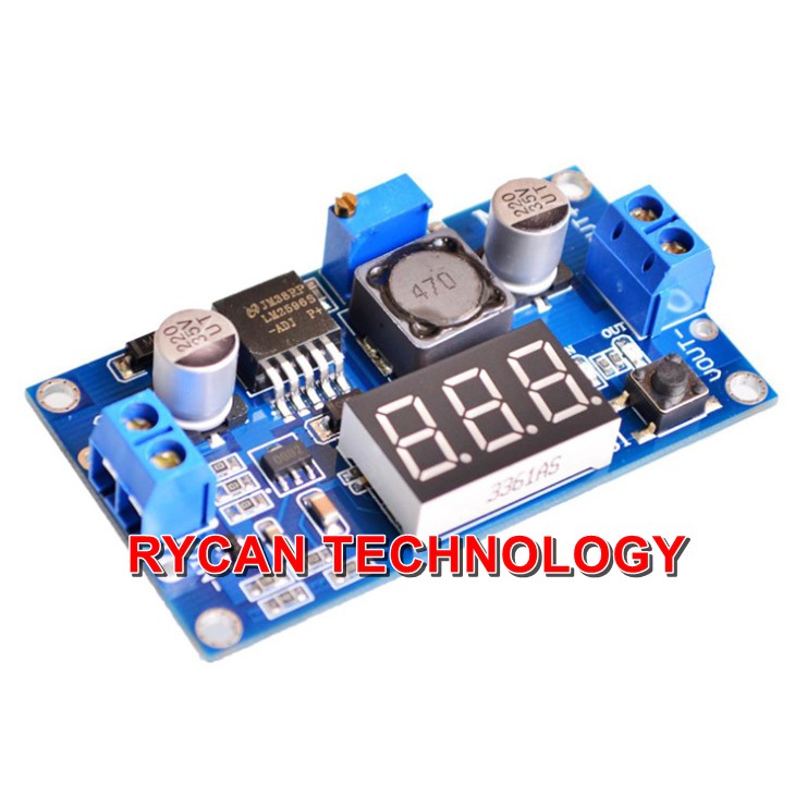 Lm2596 2596 MODULE DC TO DC STEP DOWN DISPLAY 7 SEGMENT - Lynderm Store