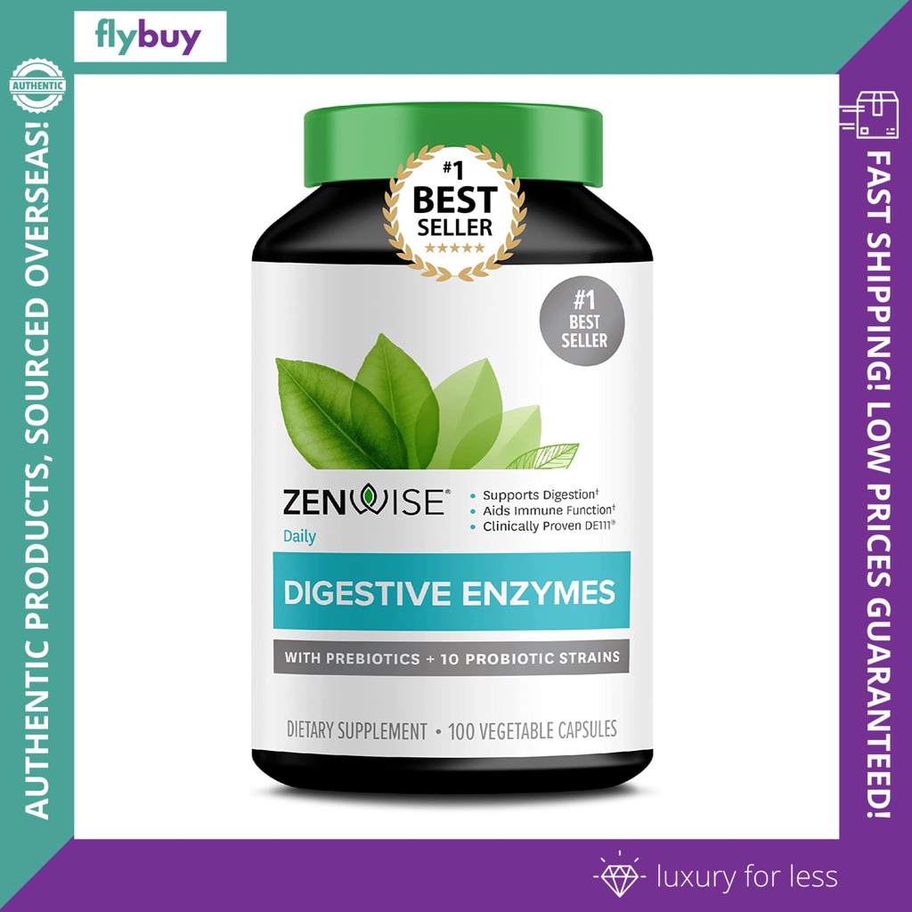 Zenwise Digestive Enzymes Probiotics and Prebiotics - Digestion and ...