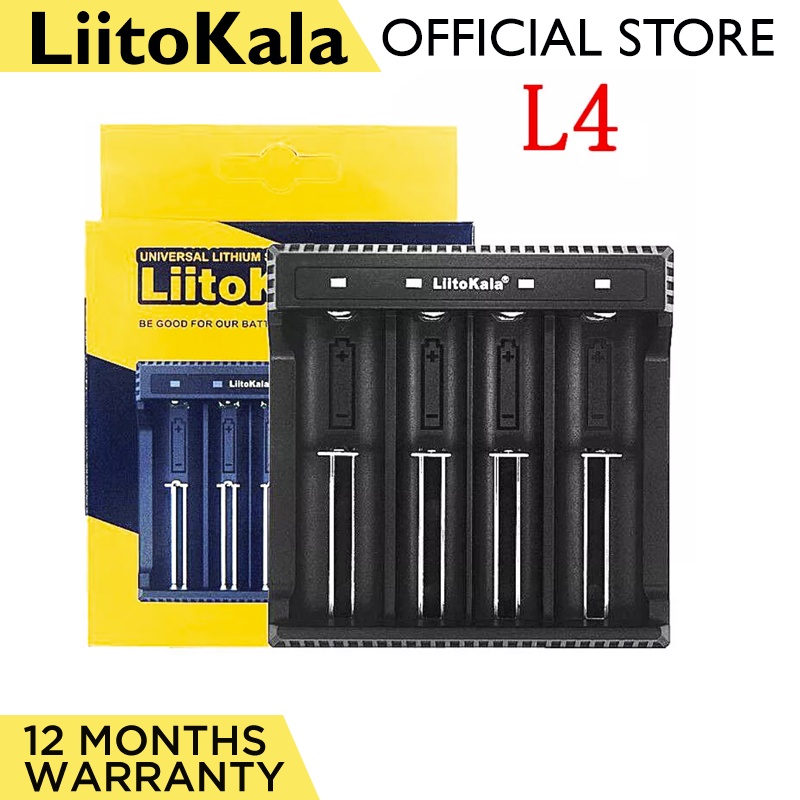 LiitoKala Lii-L4 Lii-L2 Li ion Battery Charger Lithium Ion 18650 26650 ...