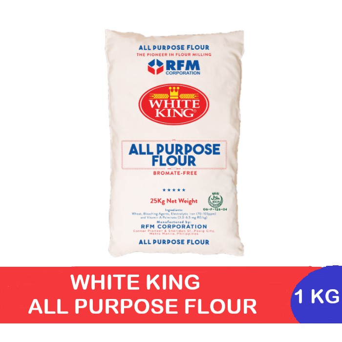 New Stock 10.15.2020 White King All Purpose Flour (RFM) | Shopee ...