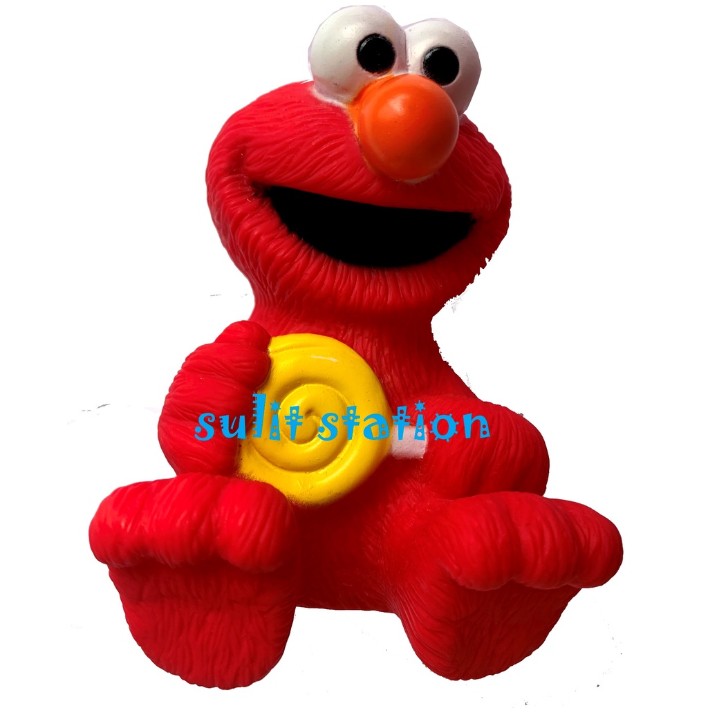 SESAME STREET ELMO PIGGY ALKANSYA MONEY COIN coins SAVER BANK TOY ...