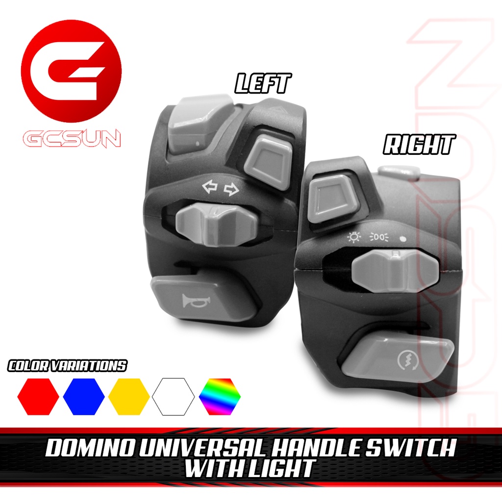 DOMINO HANDLE SWITCH 3 WAY WITH LIGHTING UNIVERSAL - GCSUN | Shopee ...