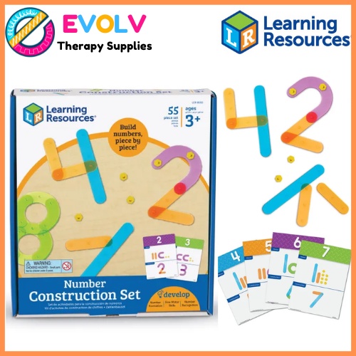 Number Construction Maths Activity Set (Learning Resources) | Shopee ...