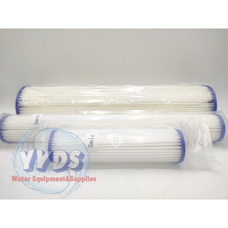 Pleated Washable Reusable Water Filter 20BB 5Micron(20"x4.5") | Shopee ...