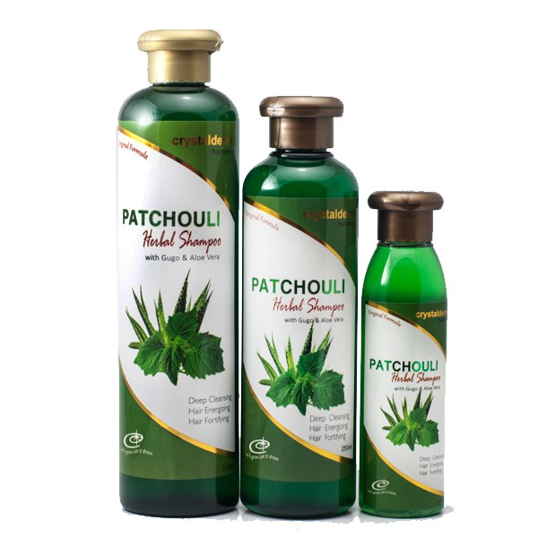 Crystalderm Patchouli Herbal Shampoo 100ml/250ml/320ml | Shopee Philippines
