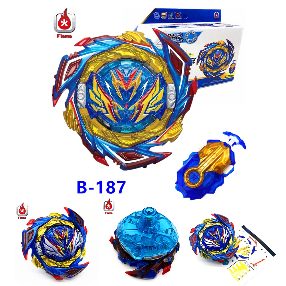 B187 Beyblade Burst DB Savior Valkyrie Shot-7 Devil Blade Launcher Gyro ...