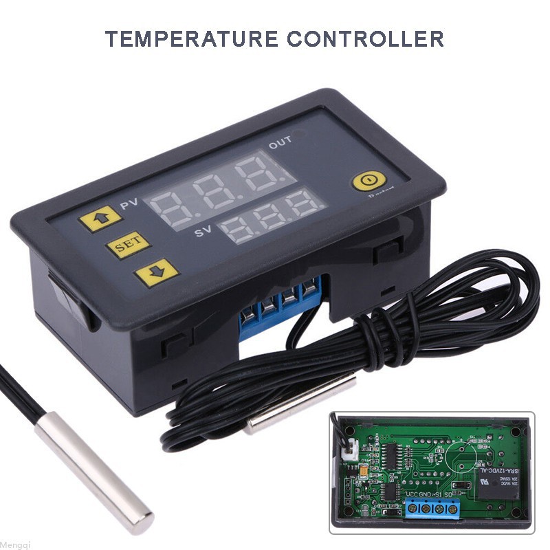 LED Digital Thermostat Temperature Controller Temp Sensor Control Relay DC 12V | BeeCost