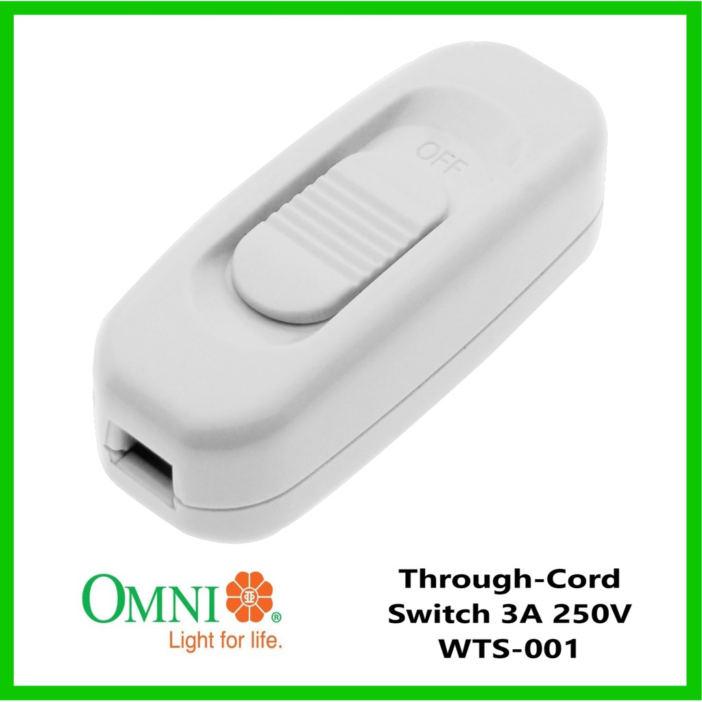 Omni Through-Cord Switch 3A 250V WTS-001 Original | Shopee Philippines