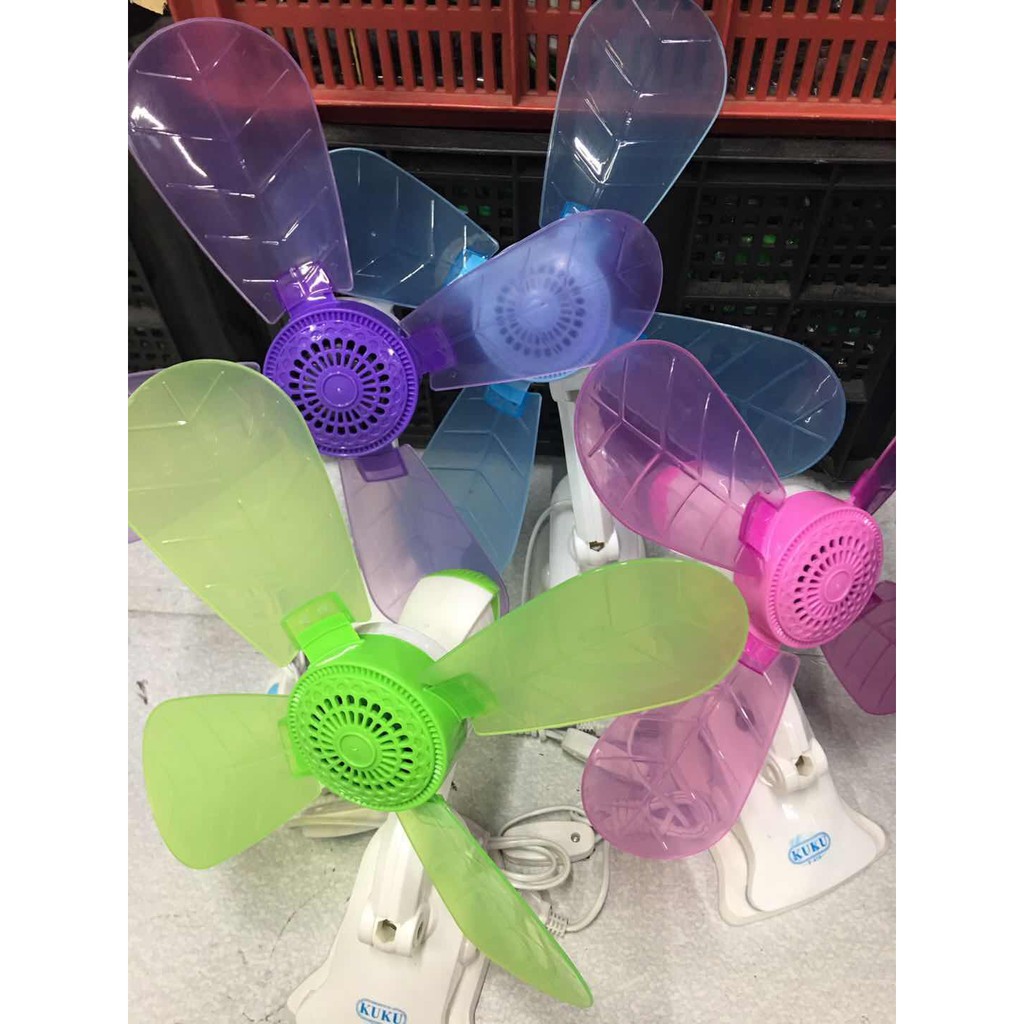 kuku 4 Blades Portable Clip Fan | Shopee Philippines