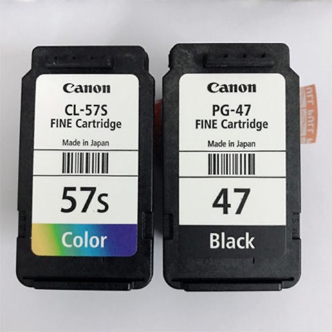 Genuine Canon Printer Canon pg-47 cl-57 ink cartridge E400 410 417 460 ...