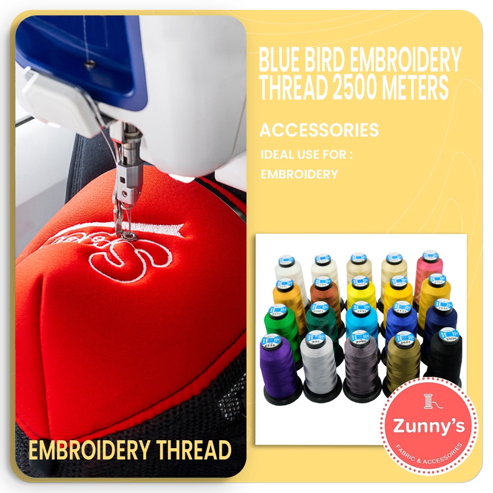 Blue Bird Embroidery Thread 2500 meters Set B (Sinulid) | Shopee ...