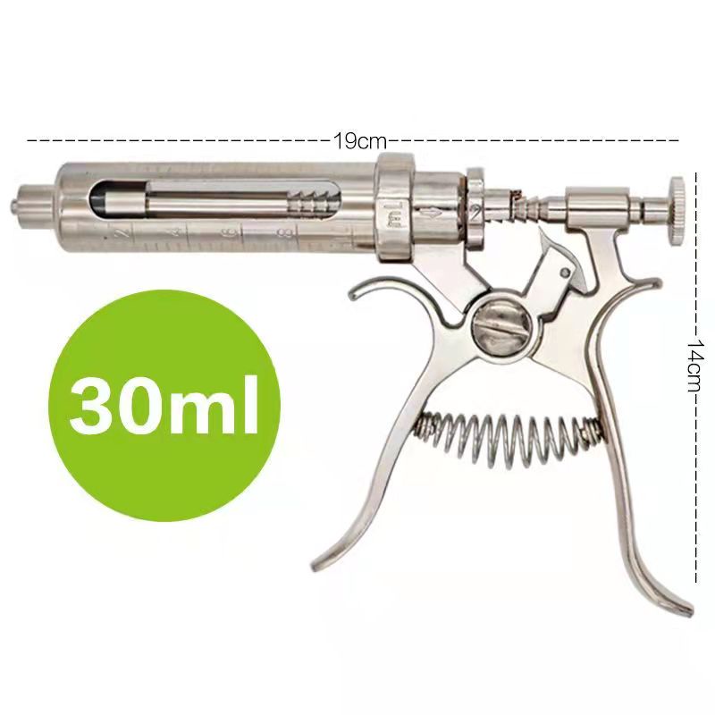 10/20/30/50ML Veterinary Continuous Syringe Automatic Injector For Pigs ...