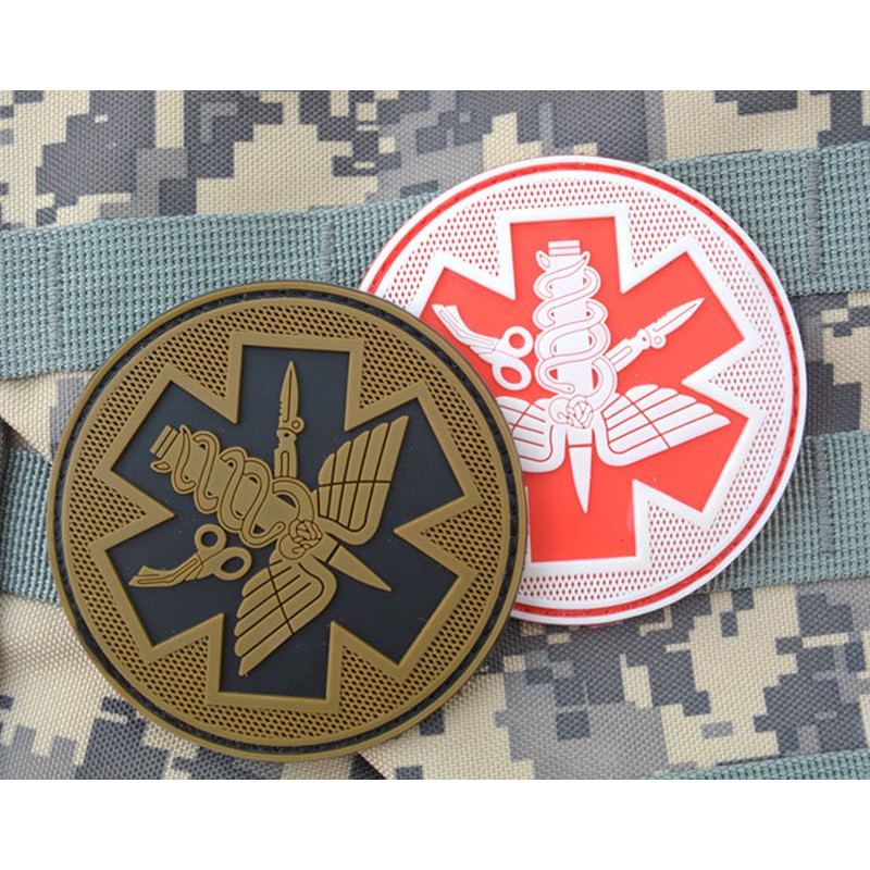 Tactical Embroidered 3D Badge Medical Patch Military Armband Velcro ...