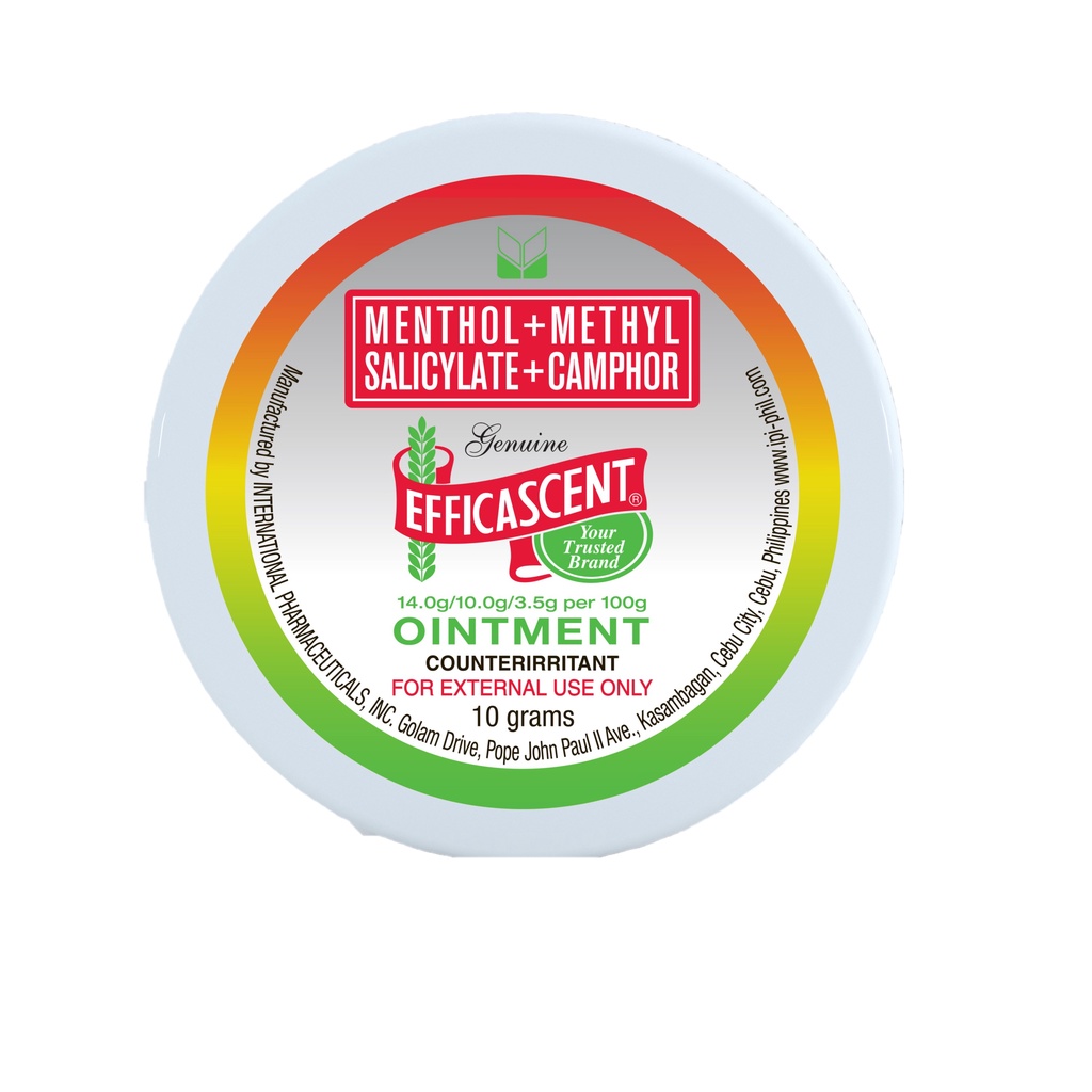 EFFICASCENT OIL Efficascent Ointment 10G | Shopee Philippines