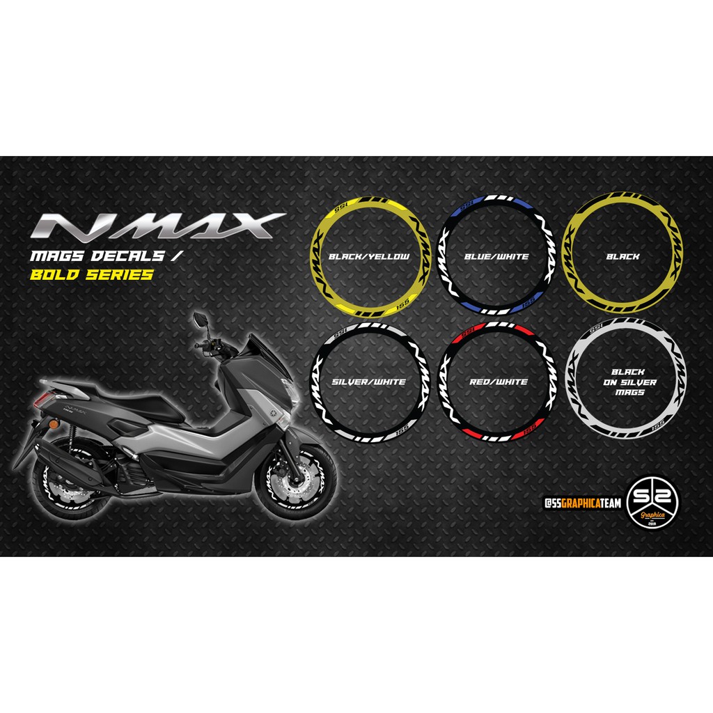 Yamaha Nmax v1 and 2020 - Mags Decals - Bold Series | Shopee Philippines