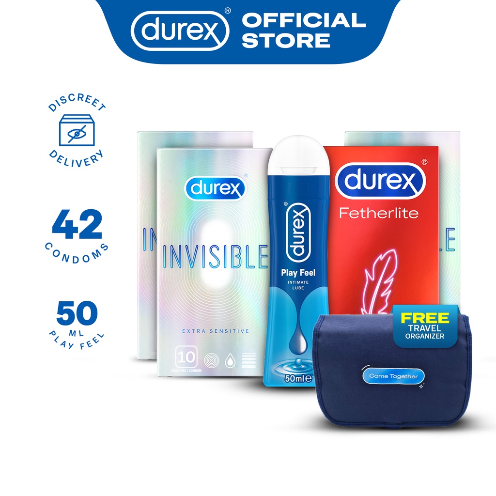 Durex Come Together Playkit with FREE Travel Organizer | Shopee Philippines