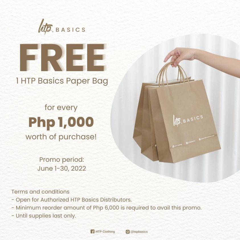 HTP Basics Paper Bag | Shopee Philippines