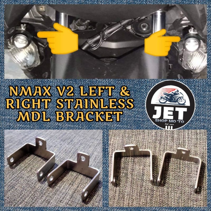 NMAX V2 LEFT AND RIGHT MDL BRACKET | Shopee Philippines