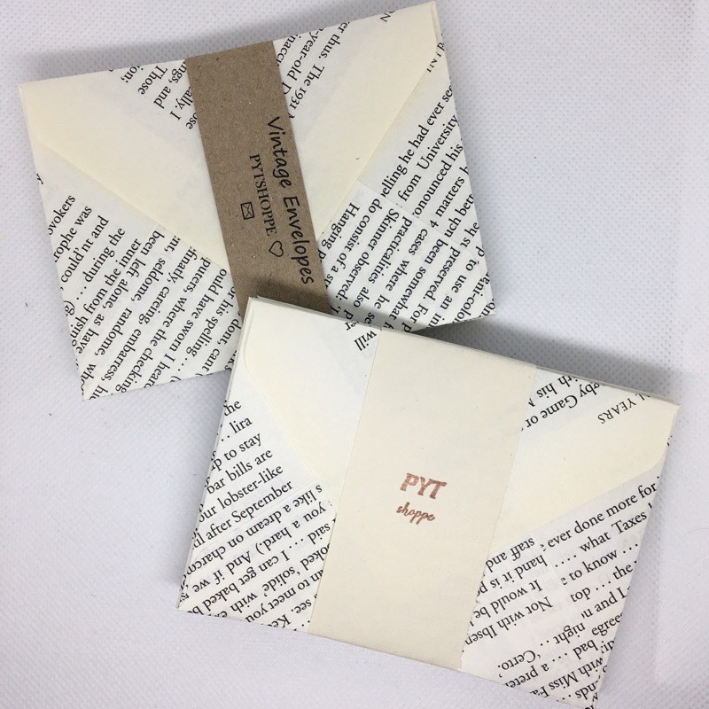 10pcs 4x3 inches vintage envelopes/toploader holder | Shopee Philippines