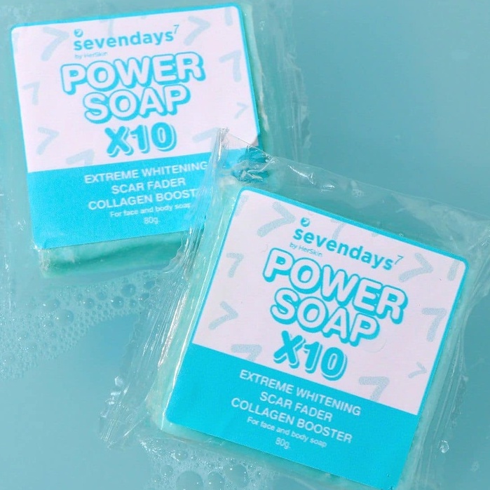 Sevendays Power Soap X10 by Herskin Extreme Whitening Scar Fader ...