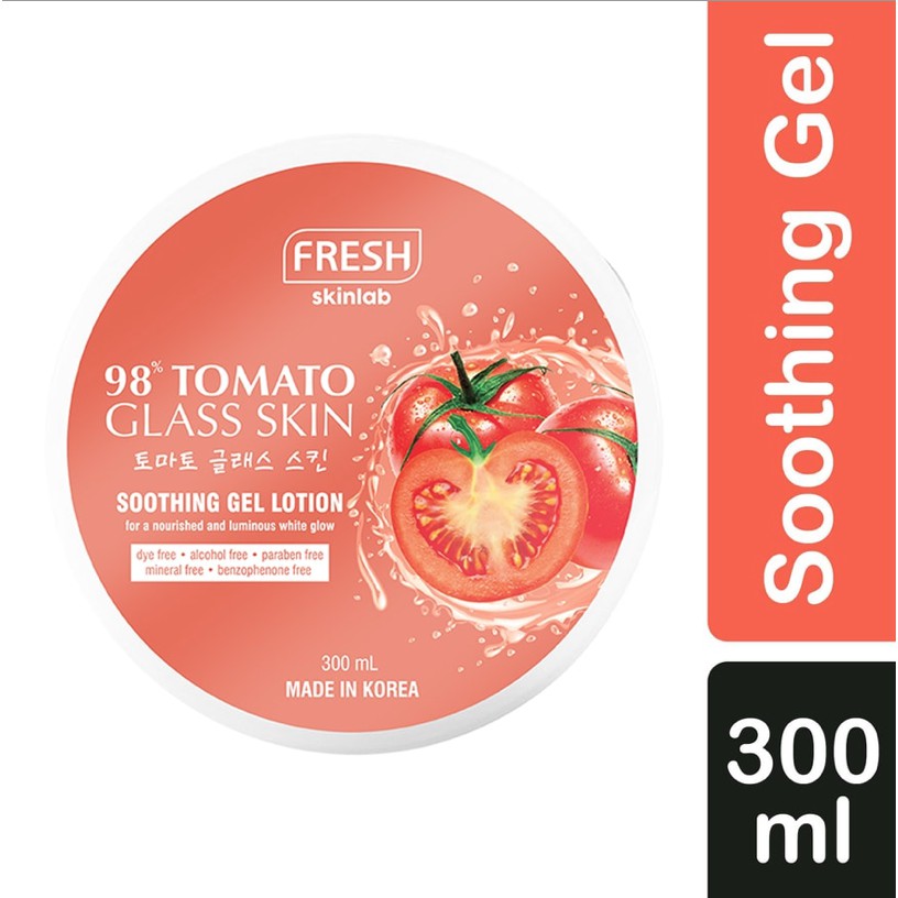 Fresh Tomato Glass Skin Soothing Gel Lotion 300ml | Shopee Philippines