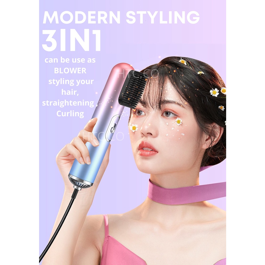 Pink Blower hair blower Low noise hair dryer | Shopee Philippines