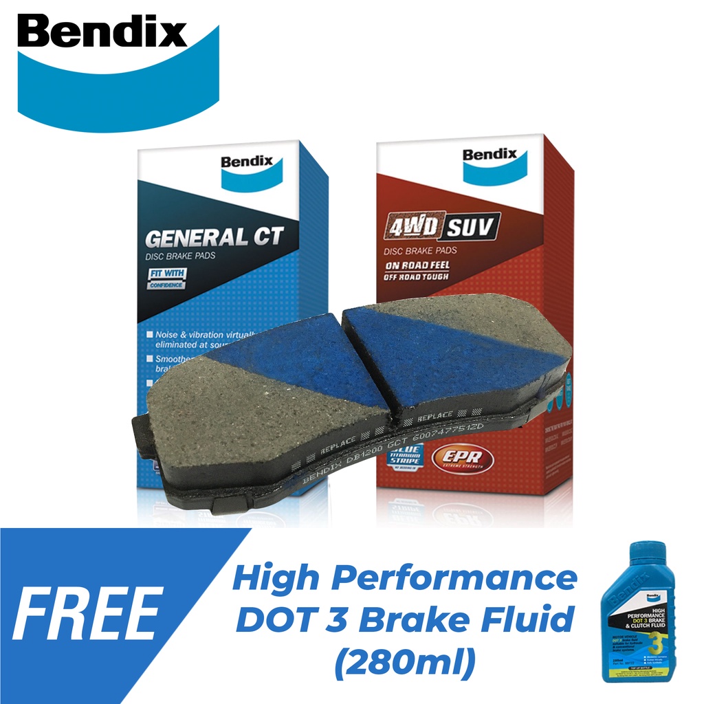 Bendix Brake Pads DB1200 Rear Set for Toyota FJ Cruiser 2008-2020 ...
