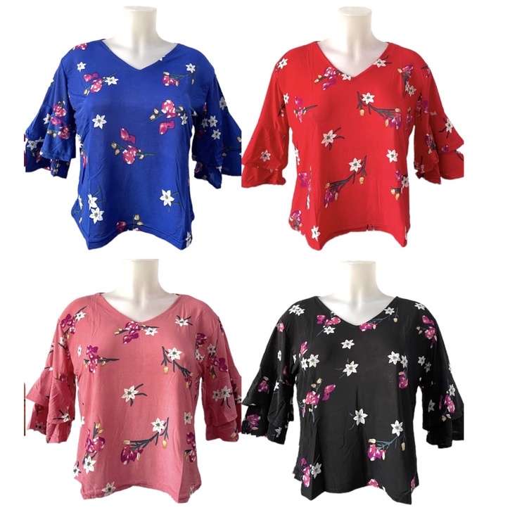 CLEARANCE SALE 900 Stylish Ladies Blouse floral blouse | Shopee Philippines
