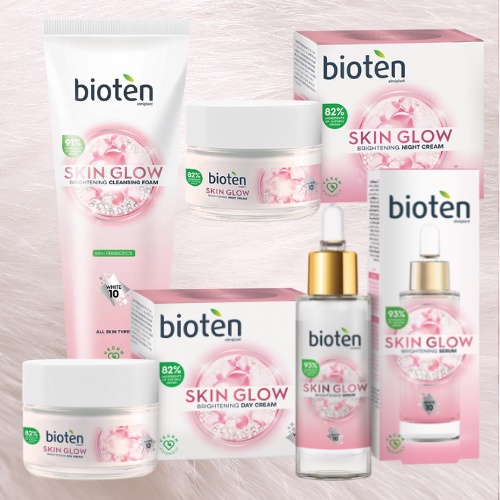Bioten Skin glow facial wash/serum/day & night | Shopee Philippines