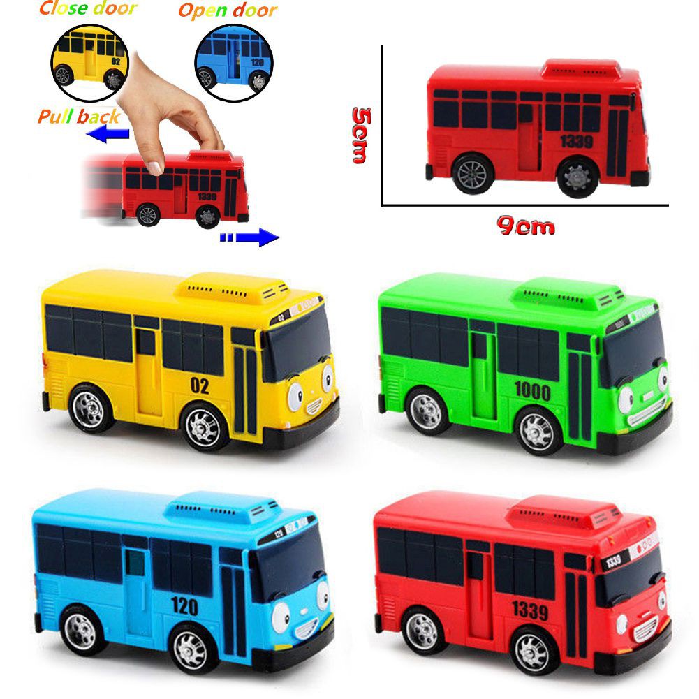 Cartoon TAYO The Little Bus Friends Special Pull Back Cars Toys Tayo ...