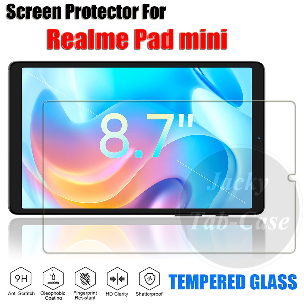 Realme Pad mini 8.7" Inches Tablet 9H Kaca Tempered Glass OPPO Realme ...